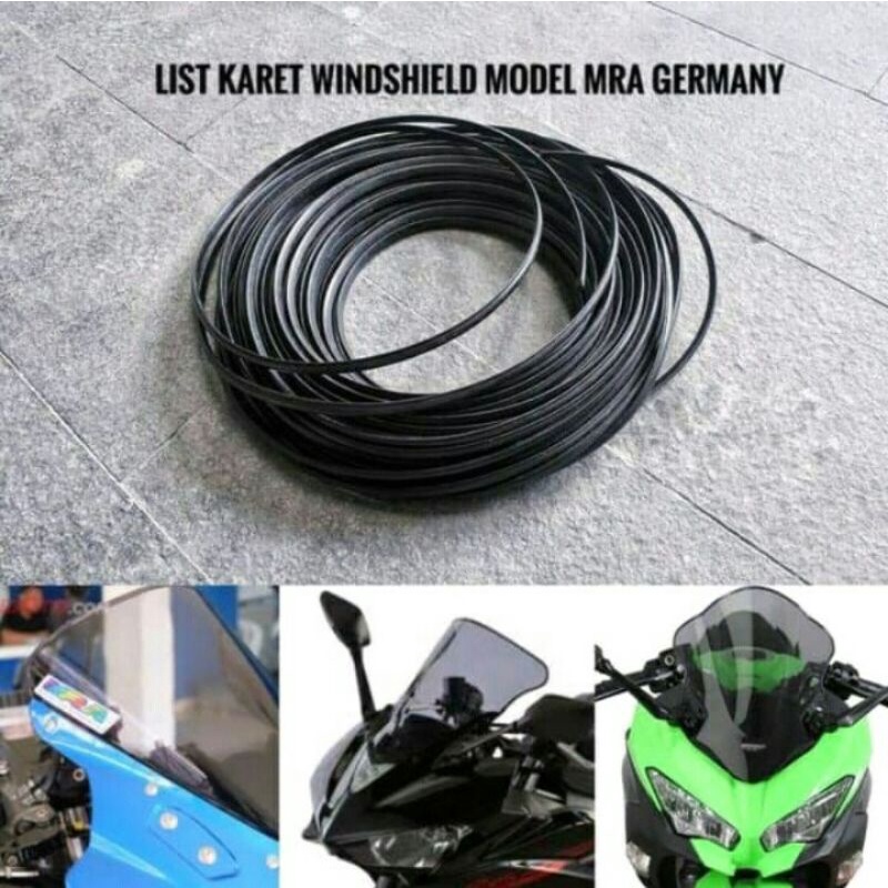 Jual karet list winshield/karet visor universal untuk semua jenis visor ...