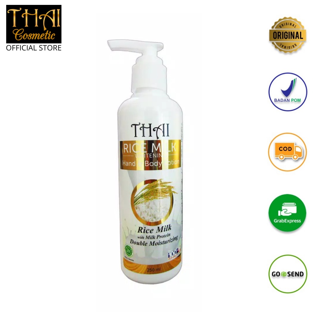 Jual Thai Rice Milk Hand Body Lotion 250ml | Shopee Indonesia