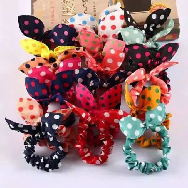 Jual Kunciran Rambut Chibi Karet Elastis – Ikat Rambut Karakter Lucu ...