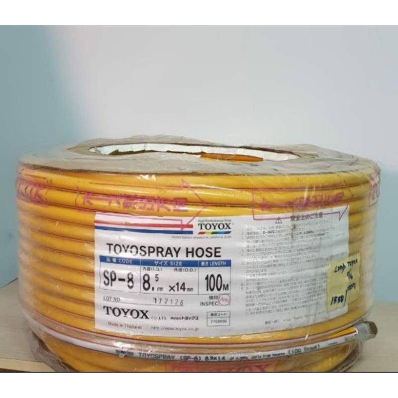 Jual Selang Kompresor Toyox 8.5 x 14 Harga Per Meter Kompressor ...