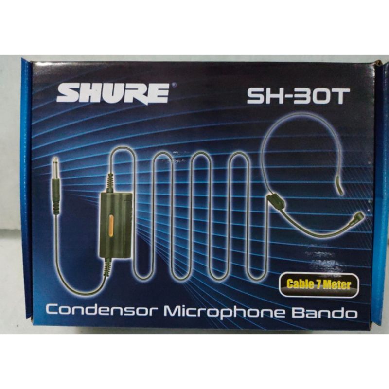 Jual GROSIR MIC BANDO HEADSET SHURE SH 30 T 7 METER | Shopee Indonesia