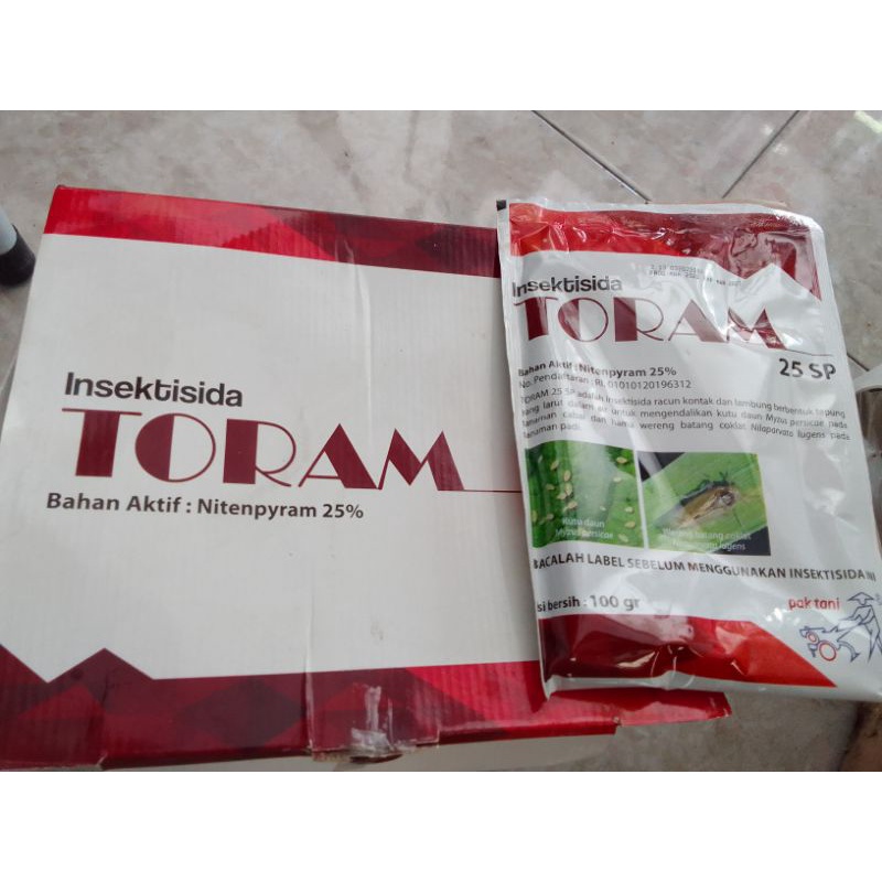 Jual INSEKTISIDA TORAM 100 gram || Obat Wereng dan Kutu kebul | Shopee ...