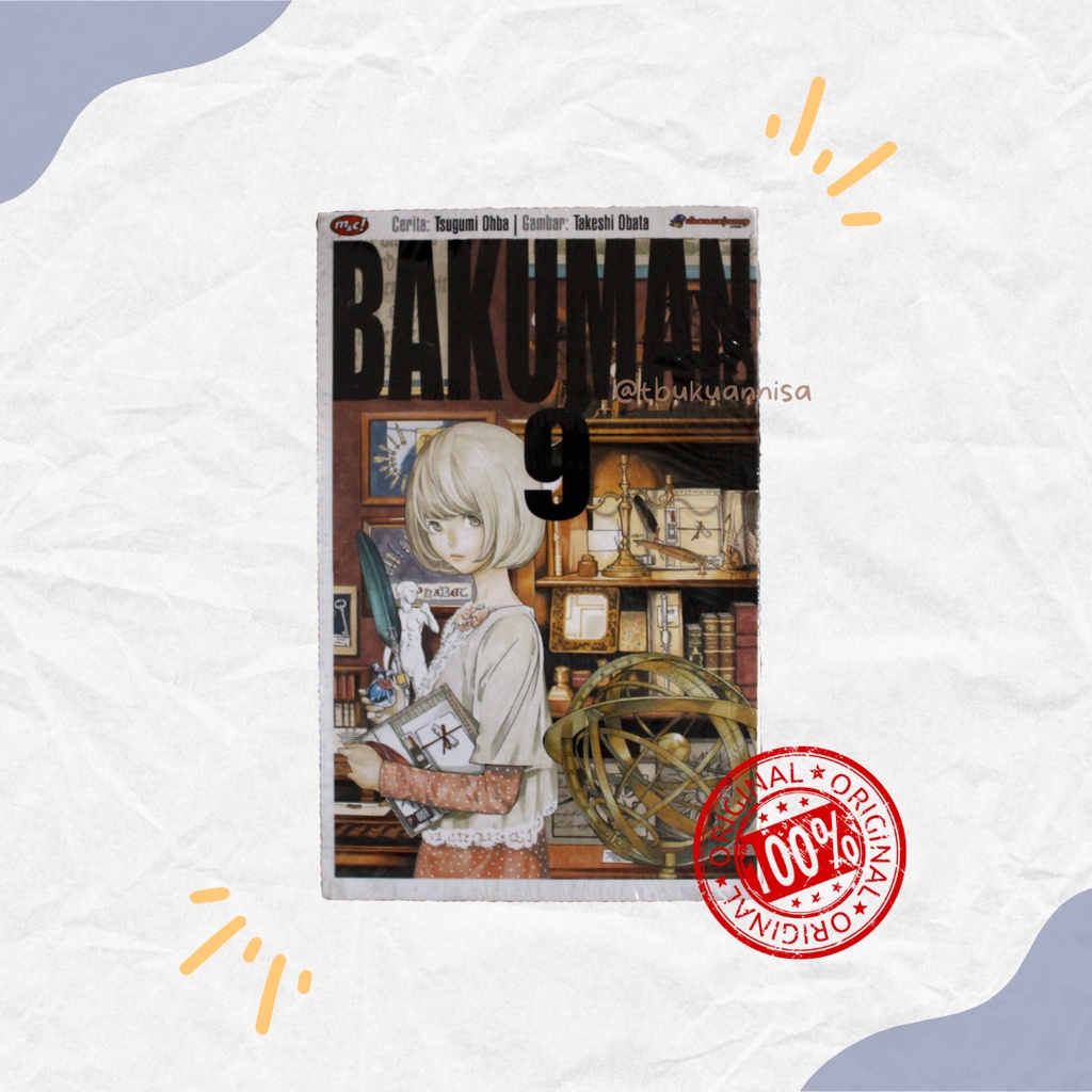 Jual Komik Bakuman Vol.2, 3, 4, 5, 7, 9, 10, 11, 14 (Tsugumi Ohba & Takeshi Obata) | Shopee ...