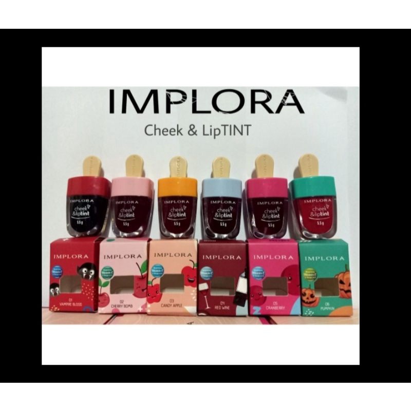 Jual (TERBARU) Implora Cheek & Liptin-Implora -Lip Tint Implora ...