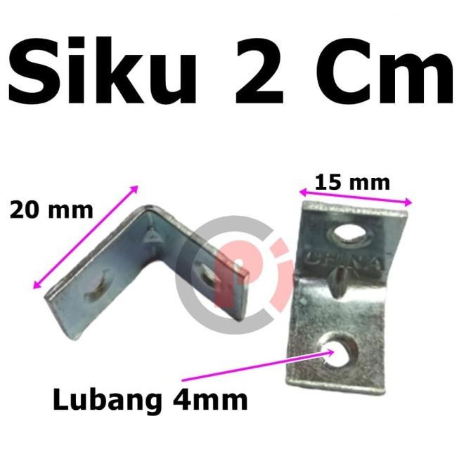 Jual ASLI Siku Besi Untuk Rak Atau Furniture Lemari Ukuran 20 x 20 mm 2 ...