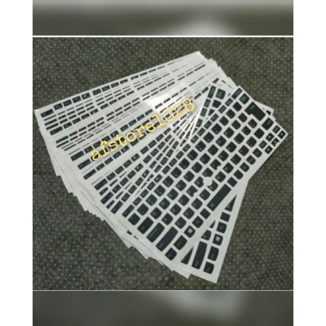 Jual STIKER KEYBOARD STICKER KEYBOARD LENOVO THINKPAD FULLSET SEMUA ...