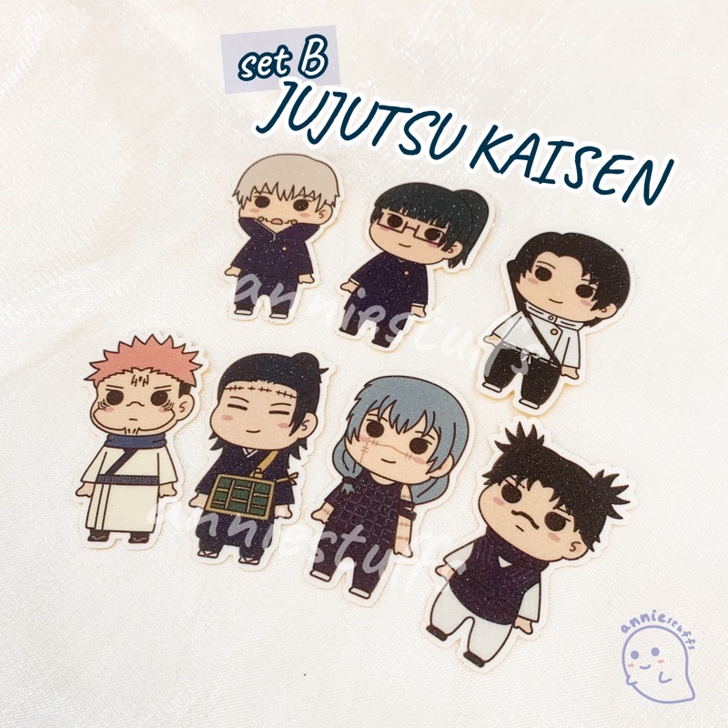 Jual Jujutsu Kaisen JJK - Glitter Sticker Pack | anniestuffs (BACA ...