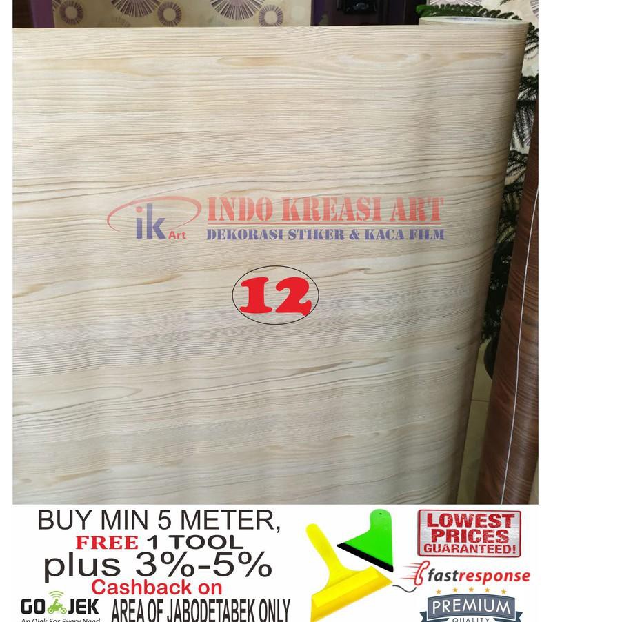 Jual PALING LAKU STIKER MOTIF KAYU SERAT 3D MARMER WALLPAPER STICKER ...