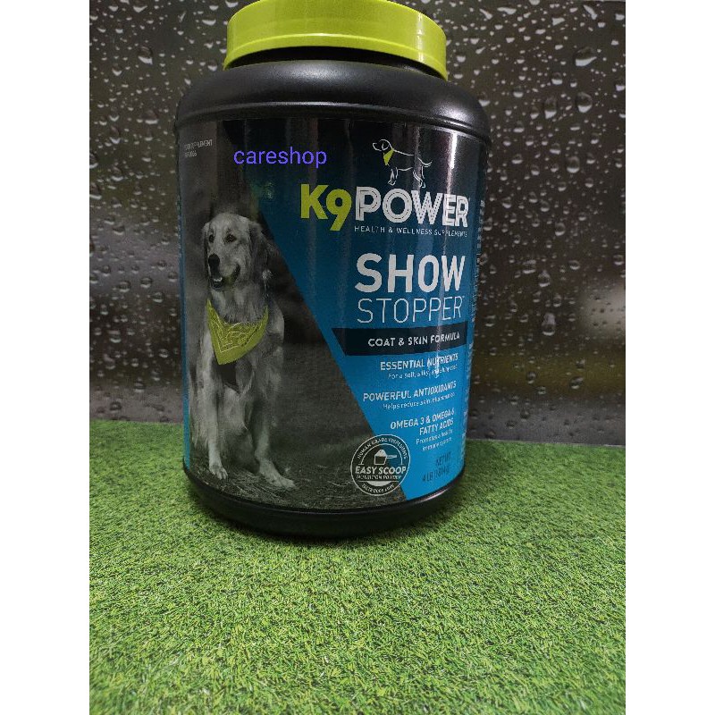 Jual Vitamin Anjing K9 Power Show Stopper Dog Coat & Skin ORI EXP 02.25 ...