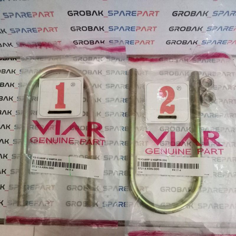 Jual Clam U (1 Biji) Anting anting, Klem Gardan VS Per Daun (Spring ...