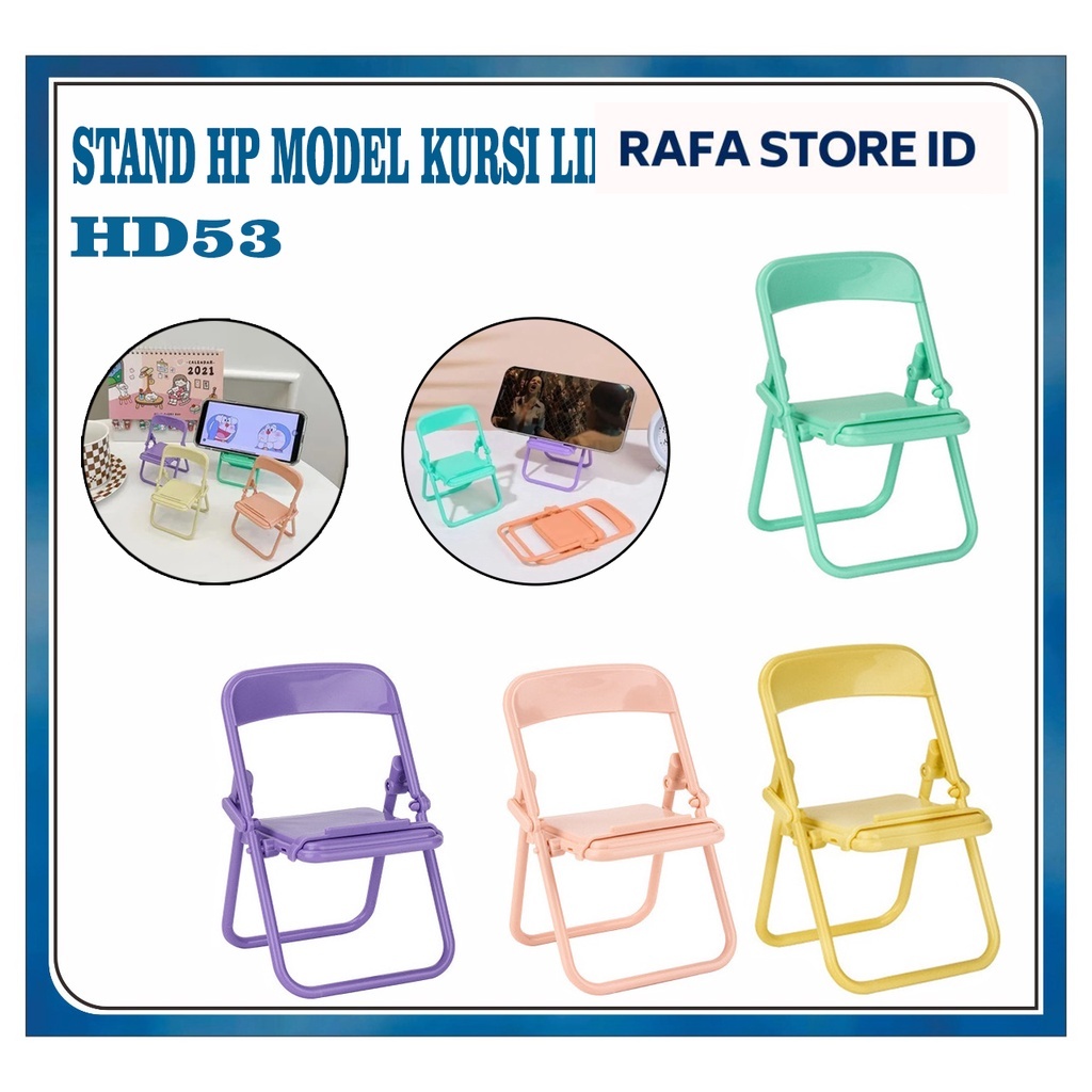 Jual Stand Hp Model Kursi Lipat Macaron HD53 / HD-53 Holder Smartphone ...