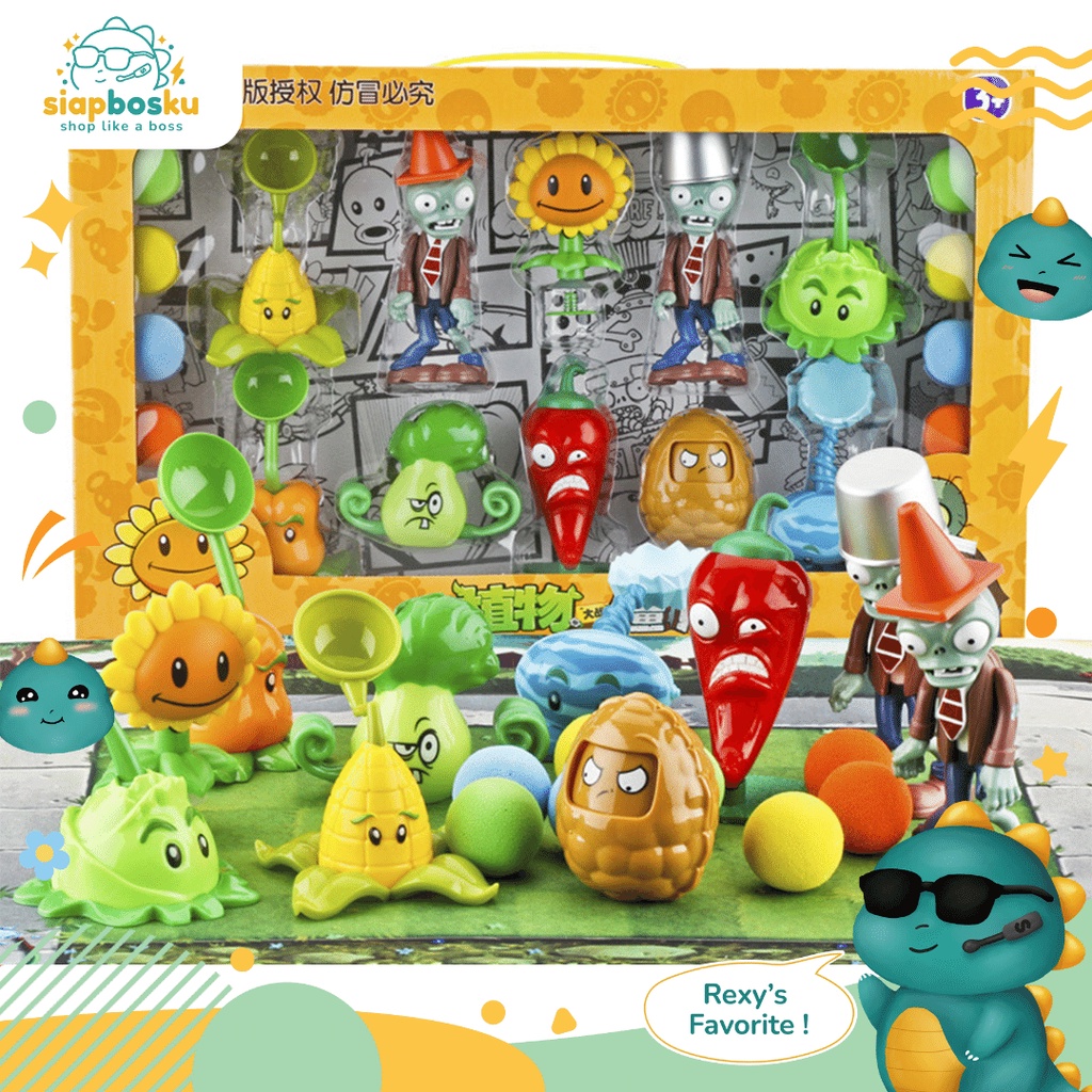 Jual ACTION FIGURE SET MAINAN PLANT VS ZOMBIE UKURAN BESAR PLANTS VS ...