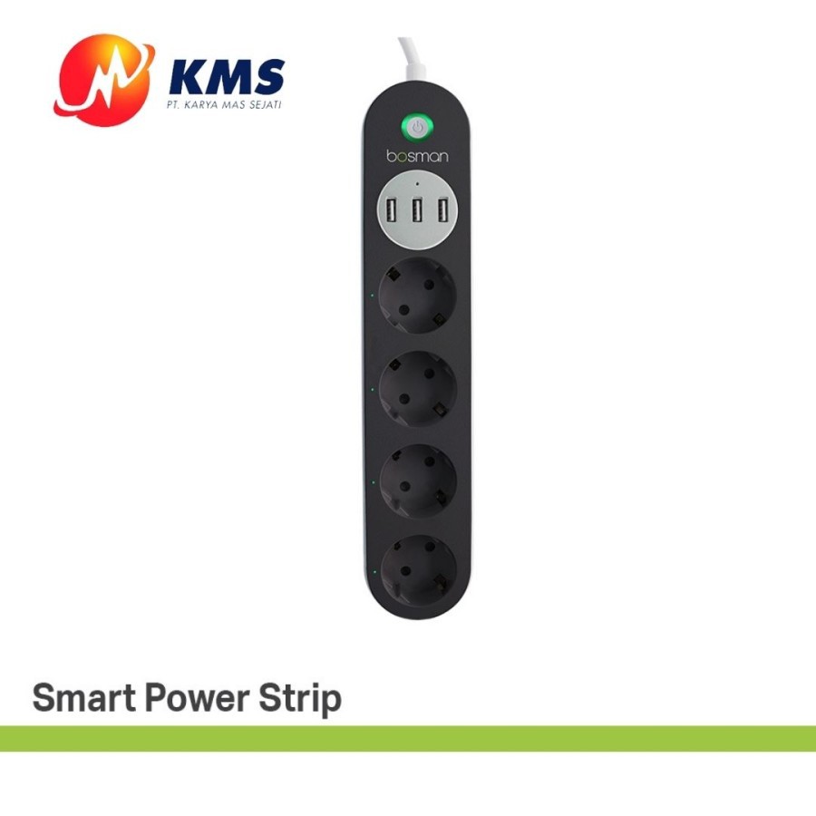 Jual Smart Power Strip - Colokan Stop kontak Wifi IoT Smart Home by BOSMAN | Shopee Indonesia