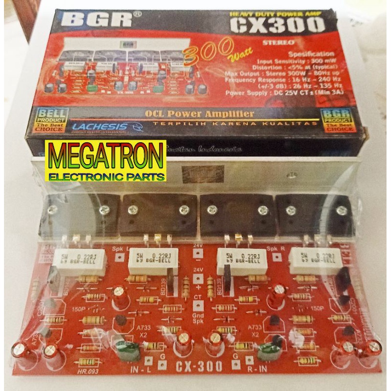 Jual Kit Power Amplifier Stereo CX300/ CX-300 Bell | Shopee Indonesia
