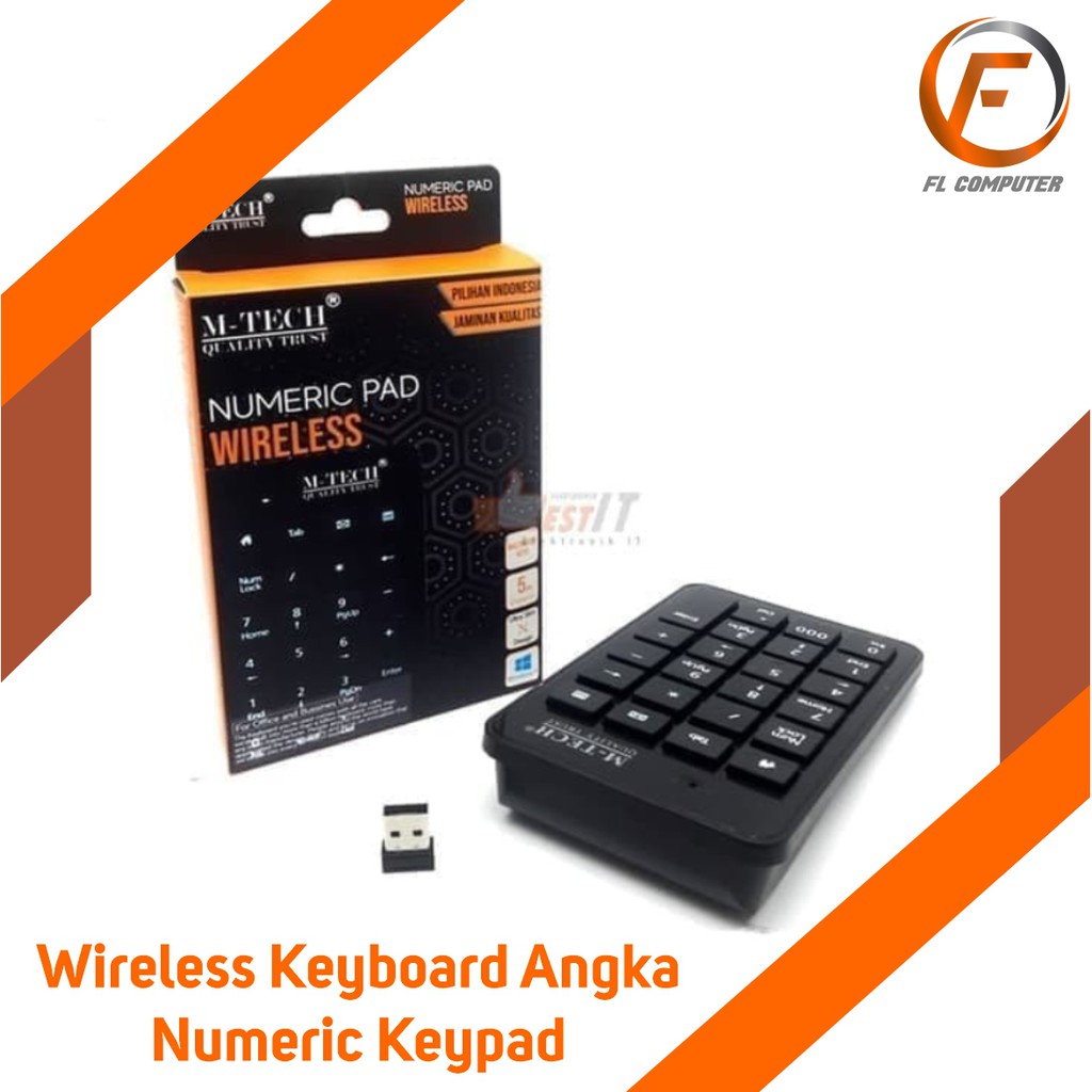Jual Wireless Keyboard Angka Numeric Keypad Shopee Indonesia