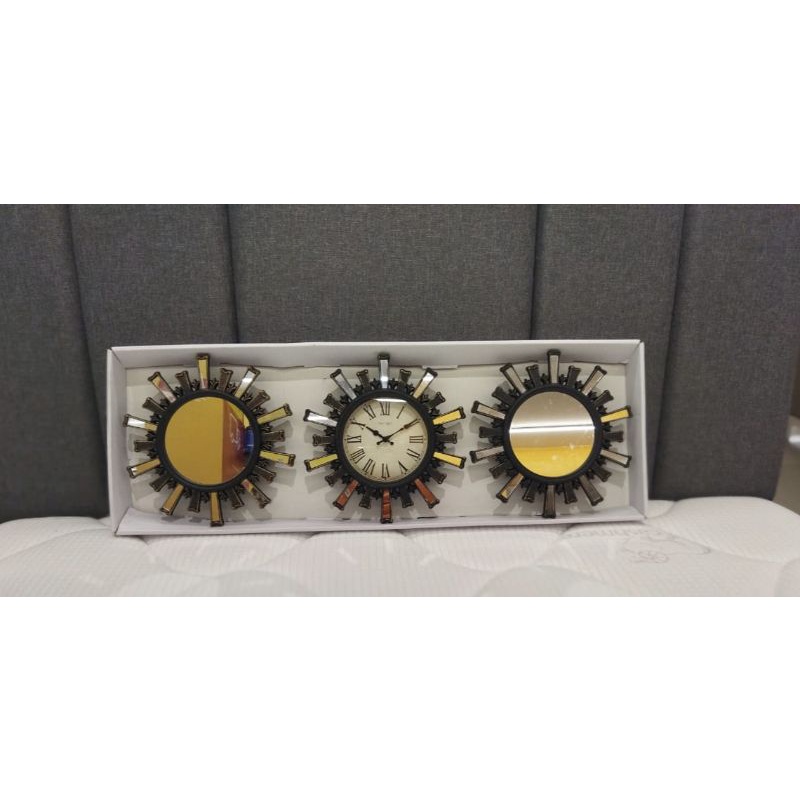 Jual Informa jam dinding set 3 pcs / wall clock set of 3 pcs | Shopee ...