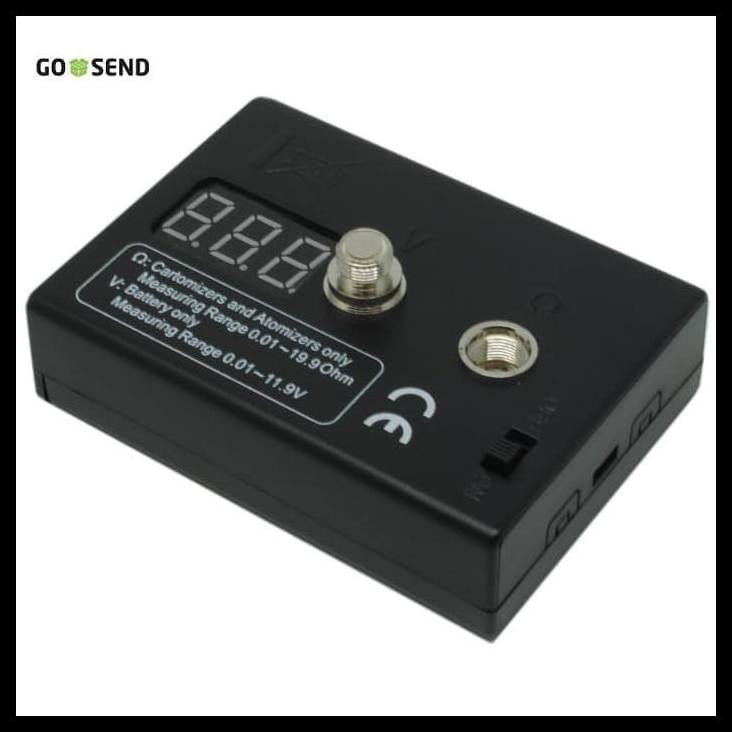 Jual Digital Ohm Plus Volt Meter Coil Tester Rda Rdta Vape - OHM Meter ...