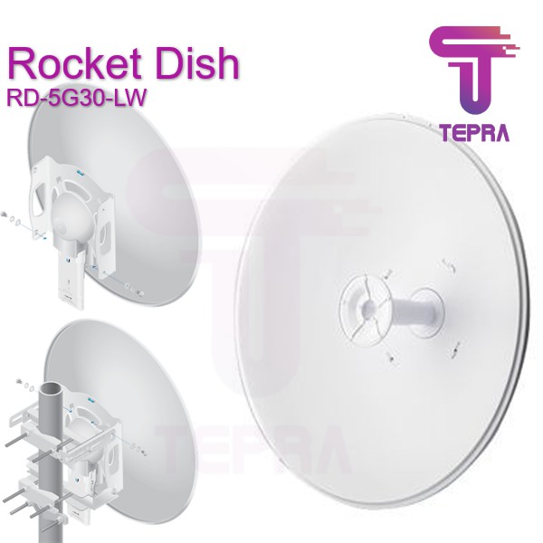Jual Ubiquiti RD-5G30-LW Rocket Dish 5G 30dBi LW | Shopee Indonesia