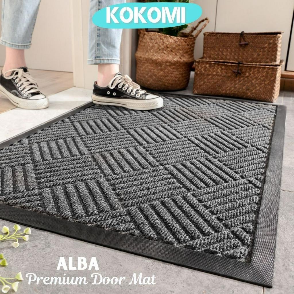 Jual KOKOMI Keset Pintu Rumah ALBA Premium Doormat with Contour Keset Kaki Depan Pintu Anti Slip ...