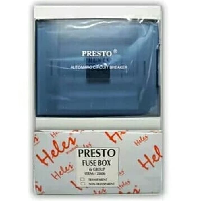Jual Box Kotak Tempat Rumah MCB Listrik 6 Group Phase PLN Presto ...