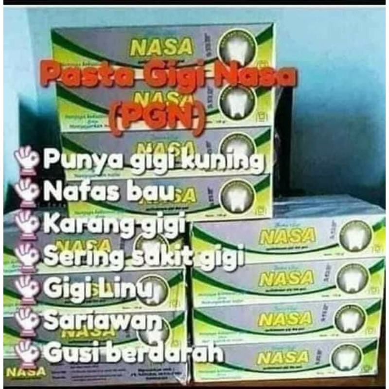 Jual PASTA GIGI NASA (PGN) | Shopee Indonesia