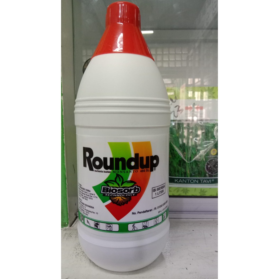 Jual ROUND UP 486SL HERBISIDA OBAT PEMBASMI RUMPUT LIAR & GULMA KEMASAN ...
