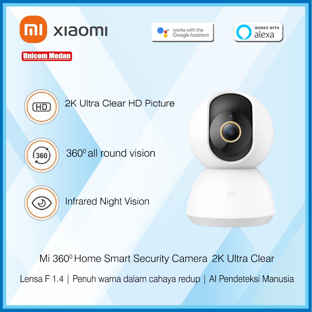 Jual CCTV XIAOMI 2K SMART SECURITY CAMERA | Shopee Indonesia