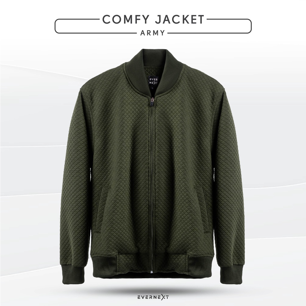 Jual Evernext - Jaket Basic Comfy Pria Jaket Polos Pria Bomber Pria ...