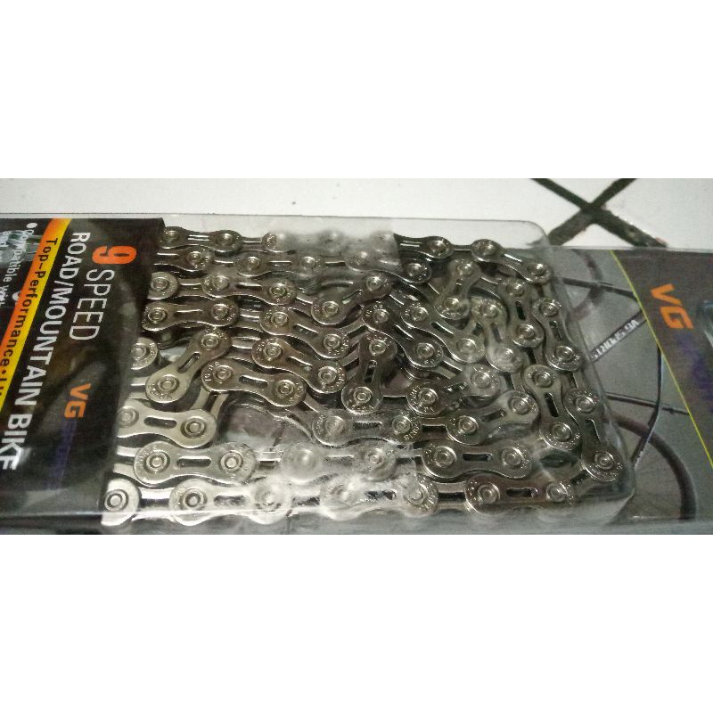 Jual VG Sports Rantai Sepeda Bicycle Chain Half Hollow silver rantai ...