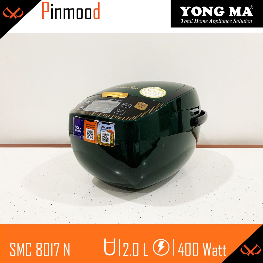 Jual NEW YONG MA MAGIC COM / DIGITAL RICE COOKER SMC-8017 N [ 2 LITER ...