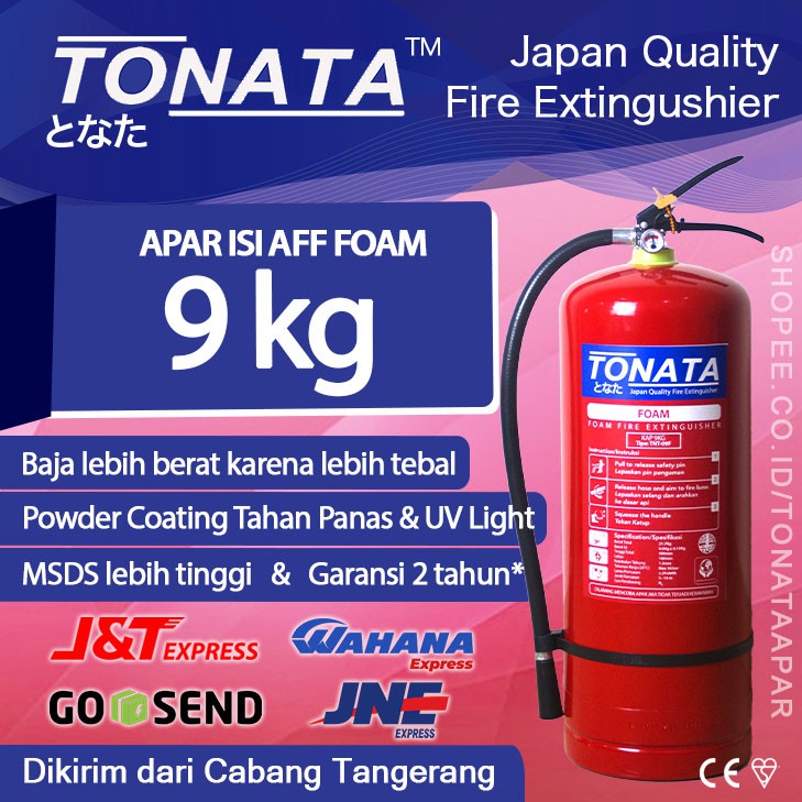 Jual APAR 9KG TONATA / FOAM 9 KG / Set Komplit | Shopee Indonesia
