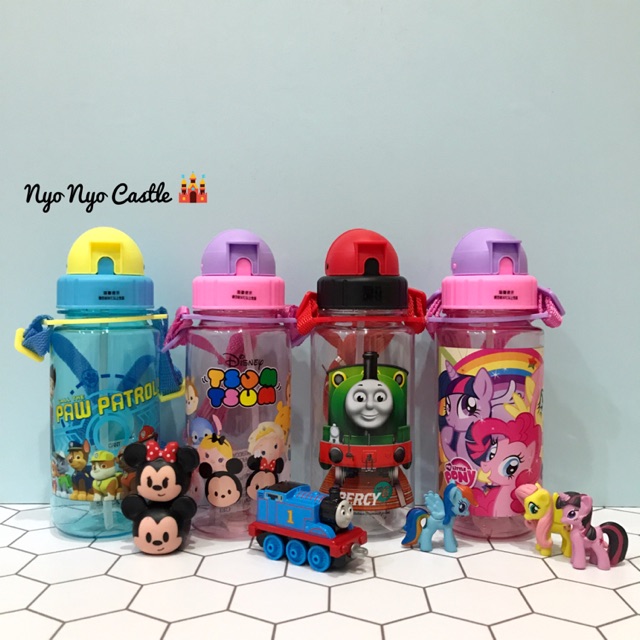 Jual Botol Minum Sedotan Karakter Anak 400ml (Paw Patrol, Thomas ...