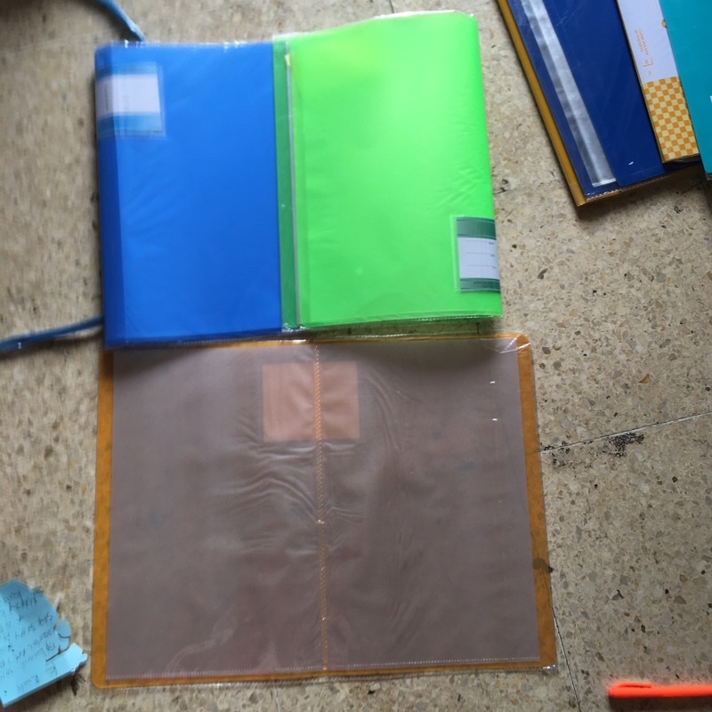 Jual clear holder uk folio 20 lbr harga per piece dokumen keeper ...