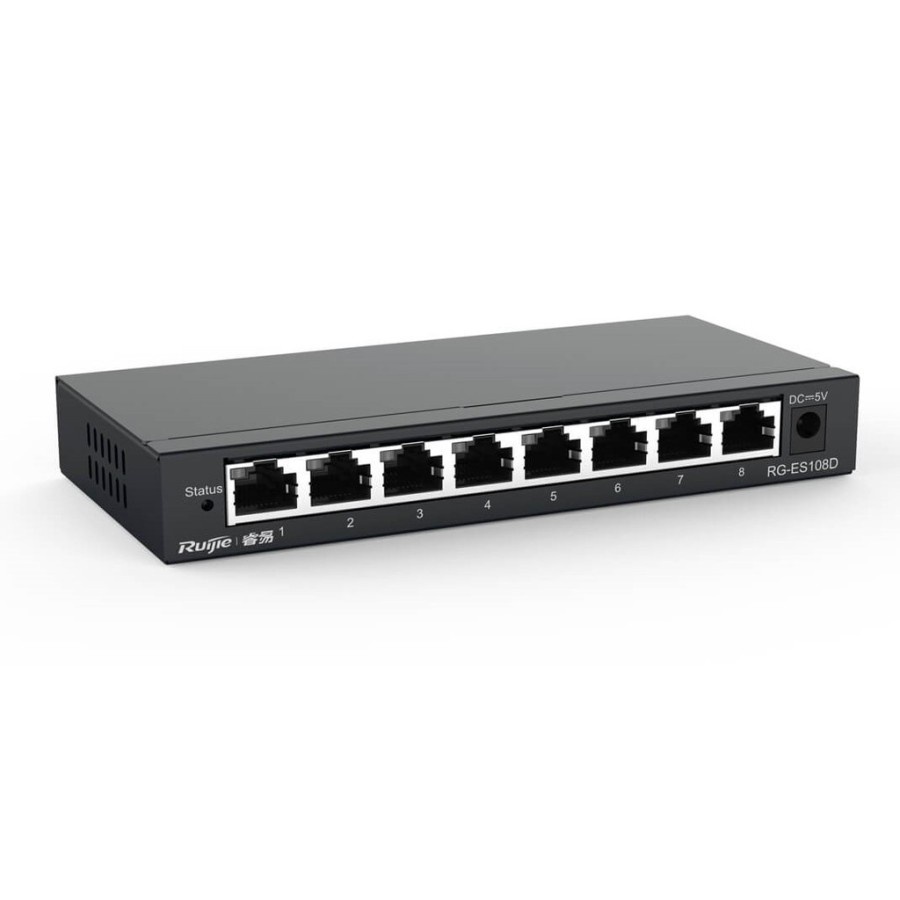 Jual RUIJIE RG-ES108GD 8 Port Gigabit Unmanaged Metal Switch | Shopee ...