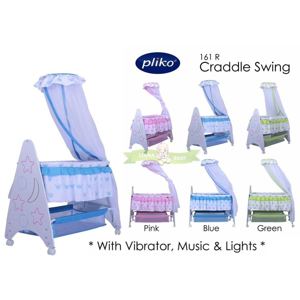 Jual PLIKO DELUXE BABY BOX B161R CRADDLE SWING BOX BAYI PLIKO | Shopee ...