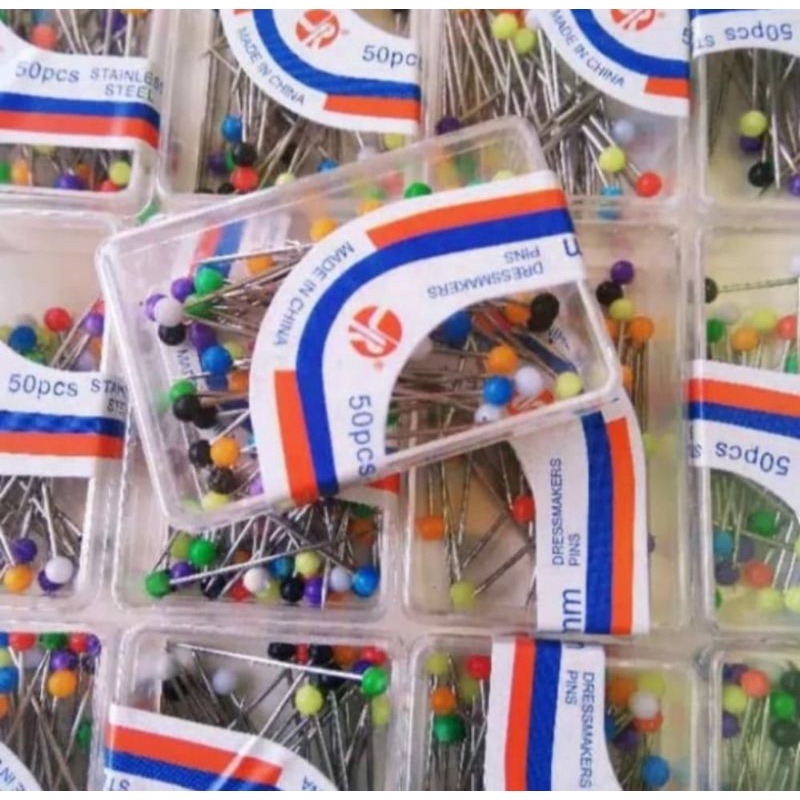 Jual Jarum Pentul Mini Untuk Hijab Mutiara Premium Harga Per Box Mika ...