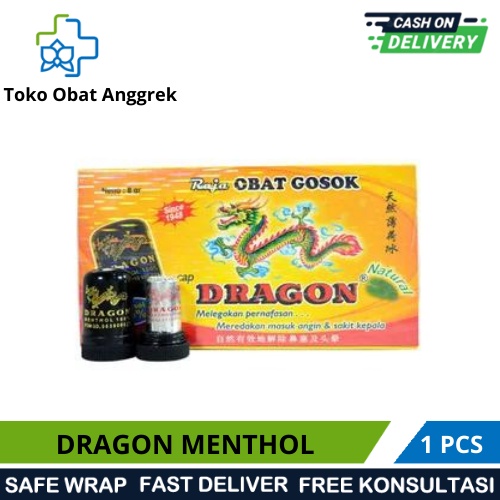 Jual DRAGON MENTHOL/BALSEM UNTUK MABUK PERJALANAN/INHALER UNTUK PILEK ...