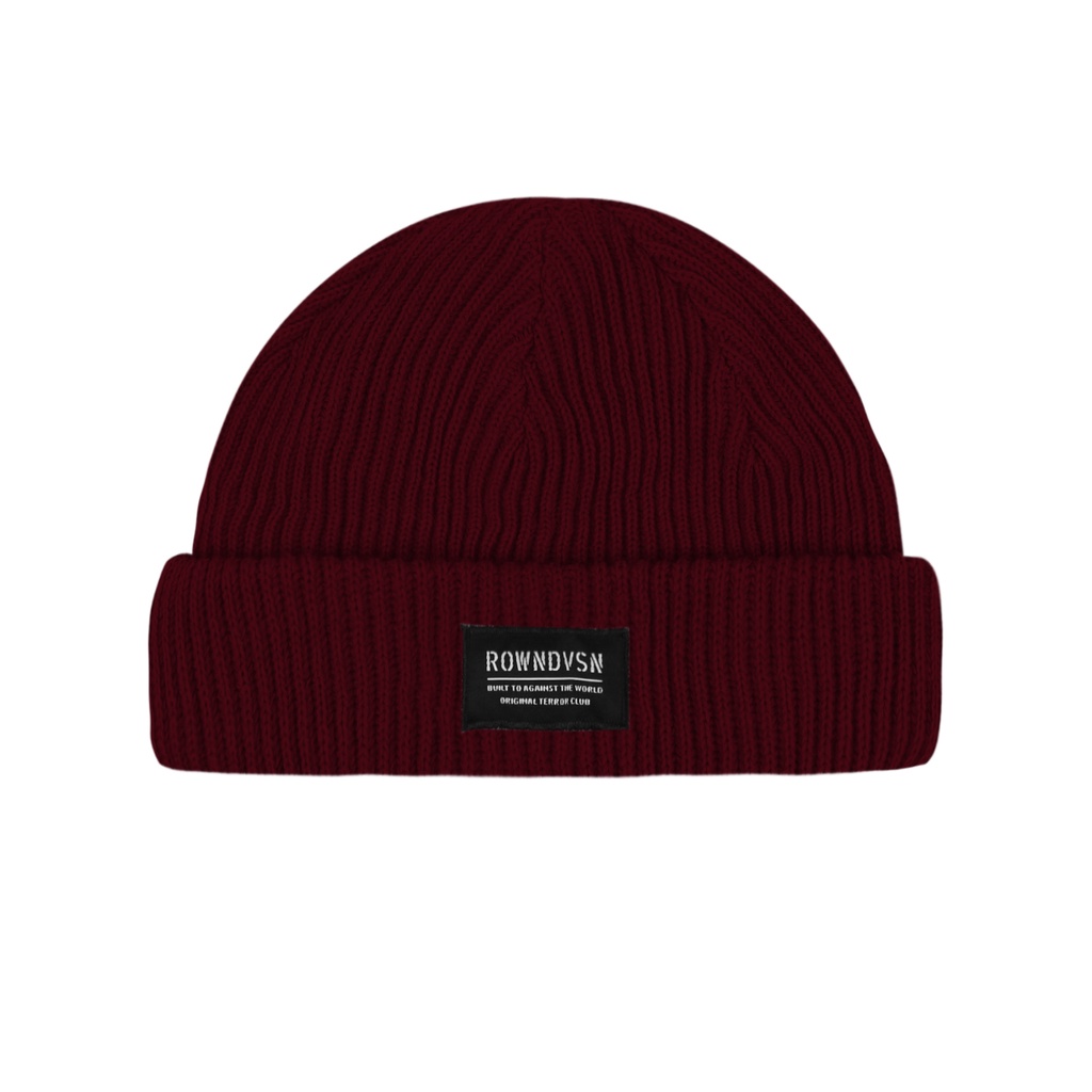 Jual Rowndvsn Beanie Merah Maroon - ROWNDVSN Summer Maroon | Shopee ...