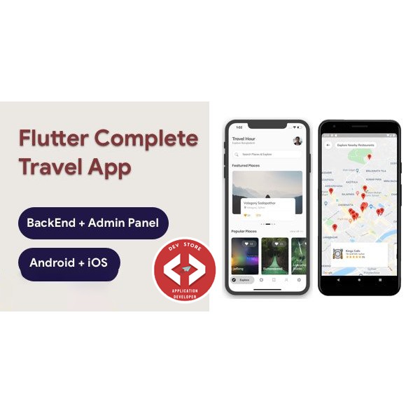 Jual Aplikasi Booking Hotel dan Travel Flutter Travel App dengan Admin Panel - Travel Hour ...