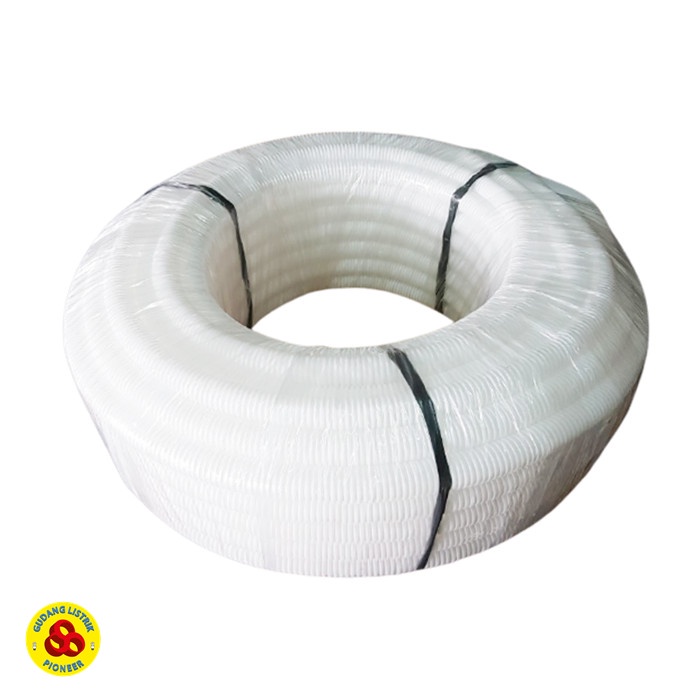 Jual Flexible 20mm Putih Plastic Selang Fleksibel Listrik 20 MM Plastik ...