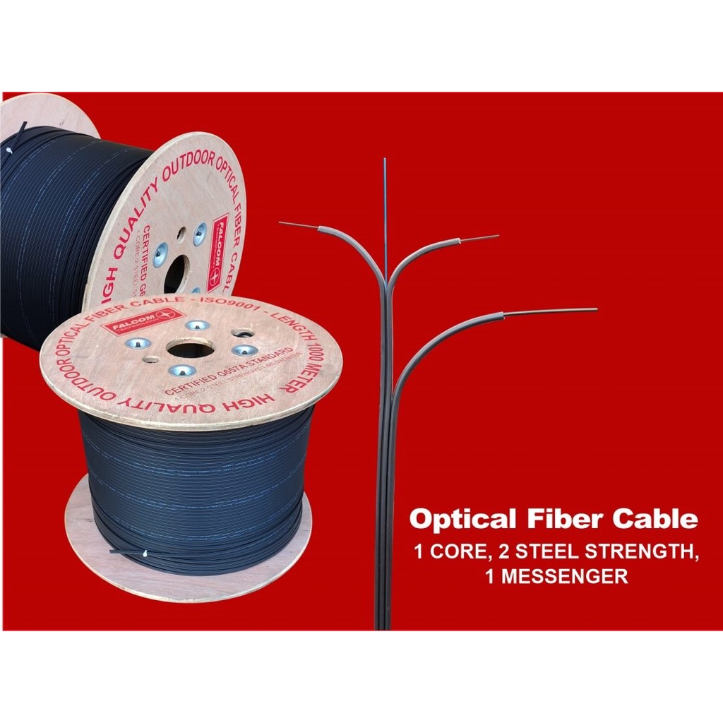Jual Kabel FO / Fiber Optic 1 Core Falcom | Shopee Indonesia