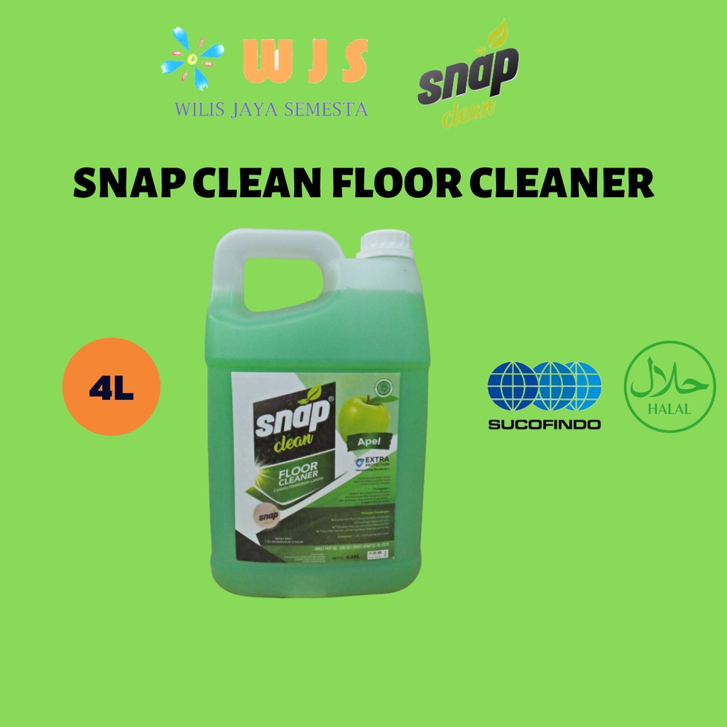 Jual Pembersih Lantai Snap Clean 4L (Floor Cleaner) | Shopee Indonesia