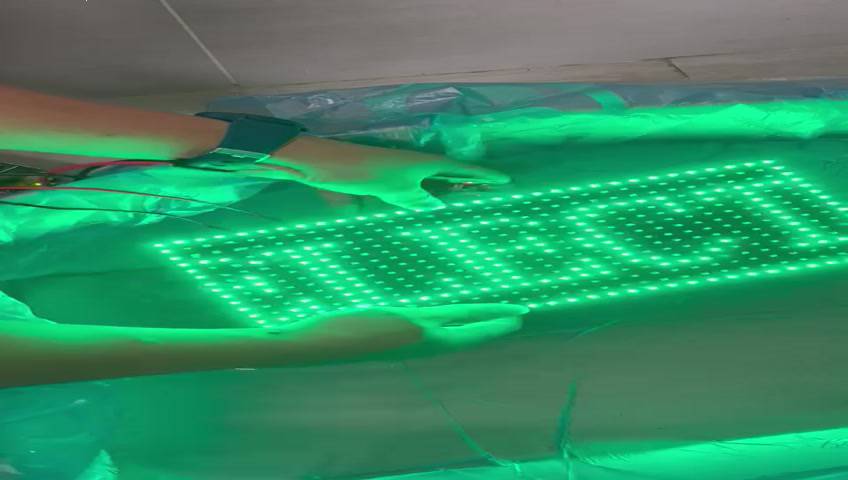 Jual Panel module model Led p10 running text smd hijau green outdoor ...