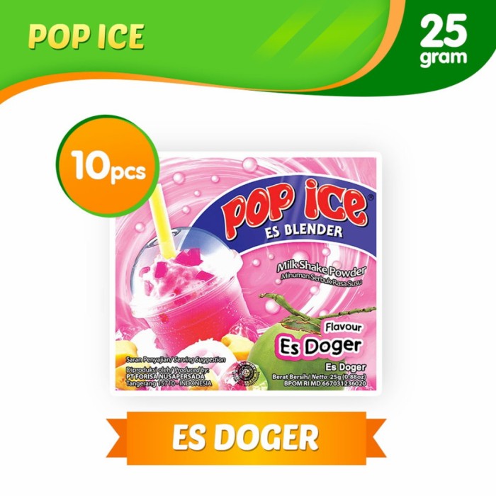 Jual POP ICE POP COCOPANDAN ES DOGER per renteng renceng | Shopee Indonesia