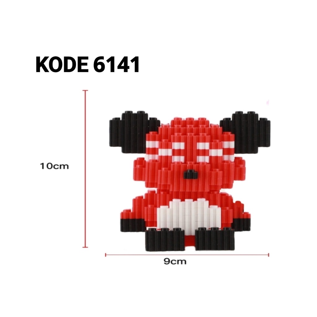 Jual Nano Block Violent Bear Series Mini - Bricks Education Nano Block ...