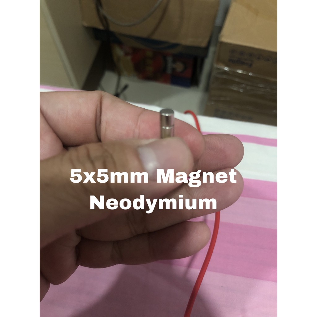 Jual MAGNET NEODYMIUM SUPER KUAT 5x5MM | Shopee Indonesia