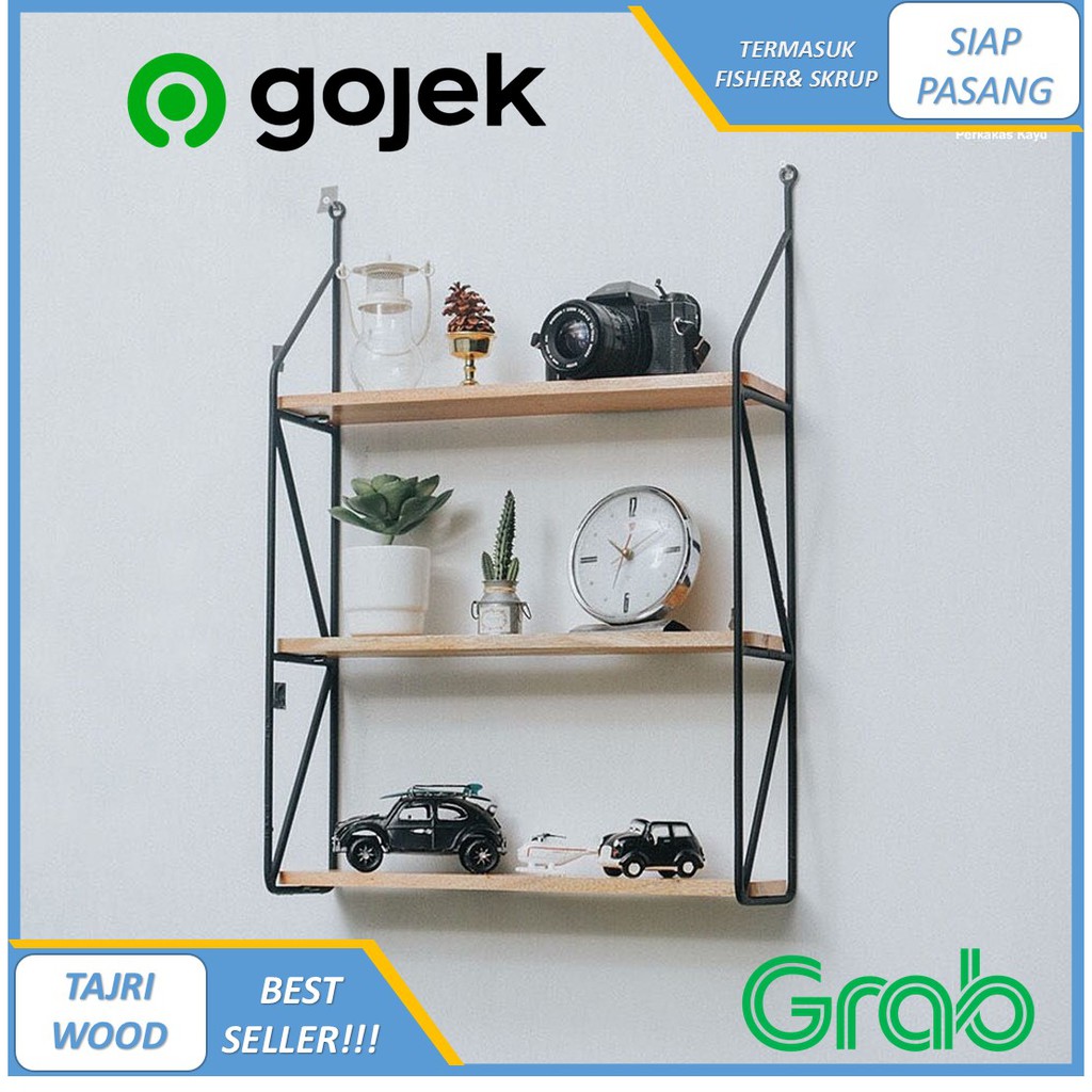 Jual Rak Dinding Dekorasi Dinding Minimalis Hiasan Dinding Modern ...