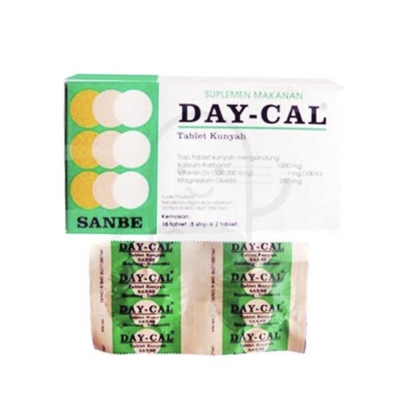 Jual Daycal box 16 tablet ( suplemen kesehatan tulang ) | Shopee Indonesia