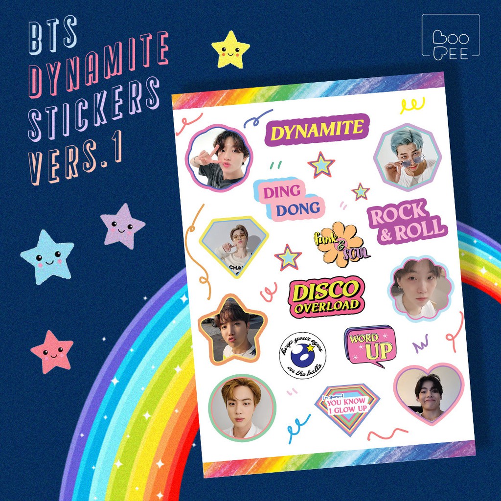 Jual BTS DYNAMITE STICKER (VERS 1) | Shopee Indonesia
