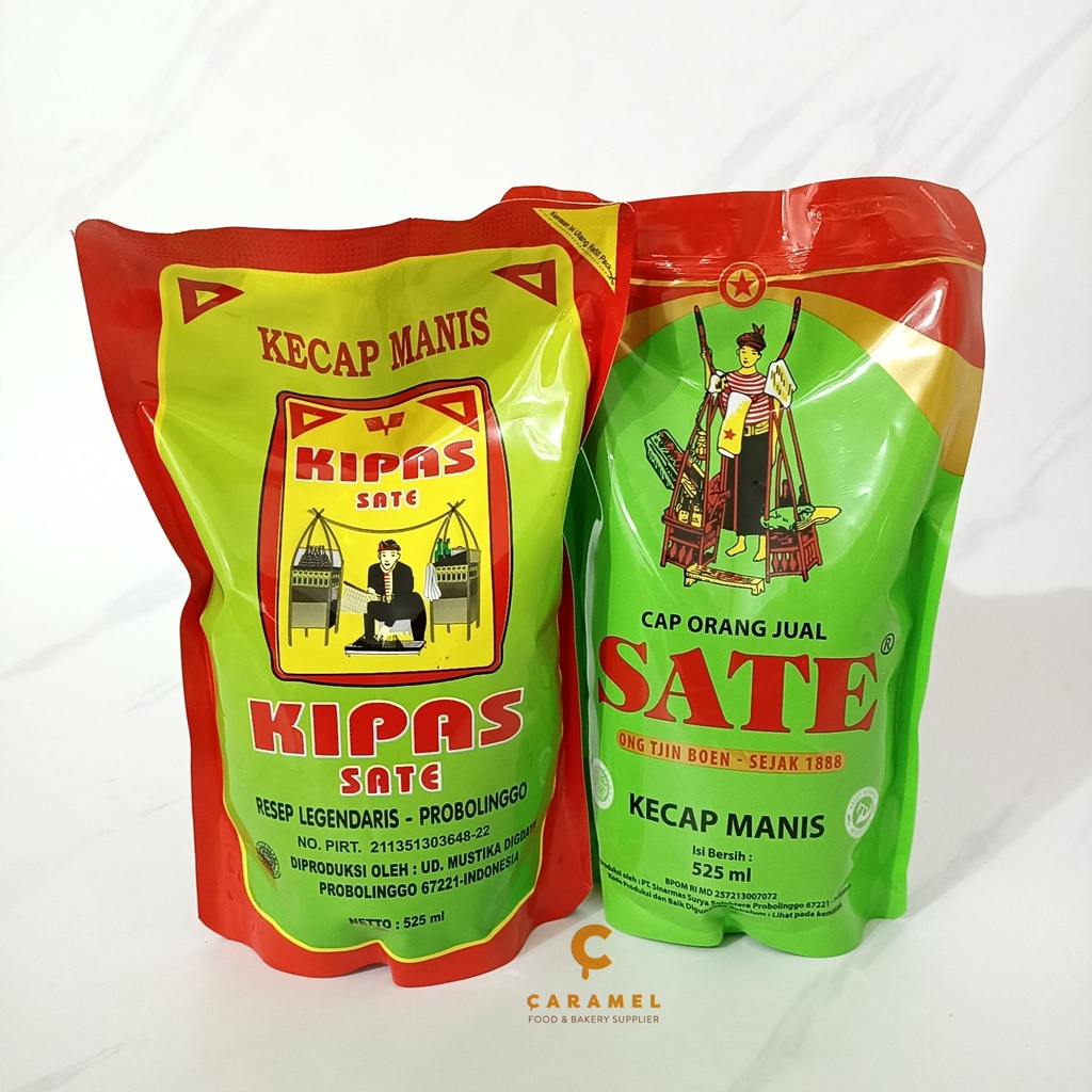 Jual Kecap Sate & Kipas Sate 525ml - kecap manis | Shopee Indonesia